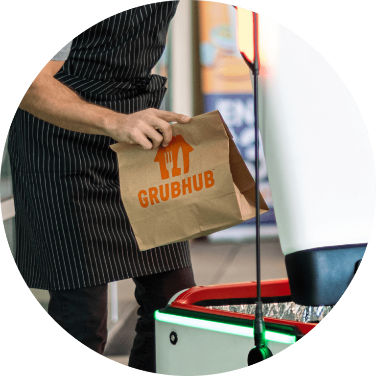 Self-Driving Robots Food Delivery | Grubhub Onsite