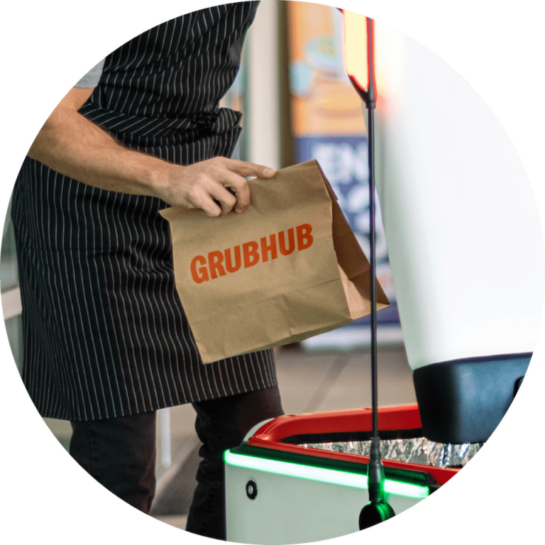 Self-Driving Robots Food Delivery | Grubhub Onsite